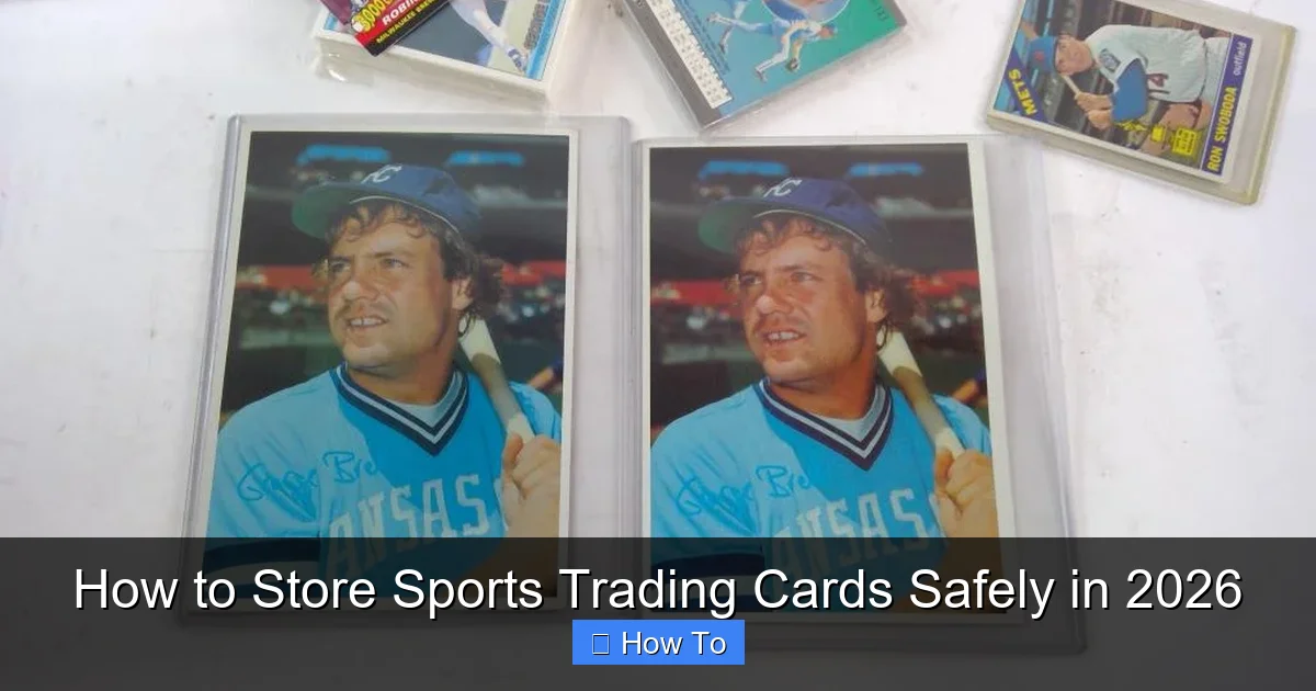 How to Store Sports Trading Cards Safely in 2026 - therealsportsstore.com